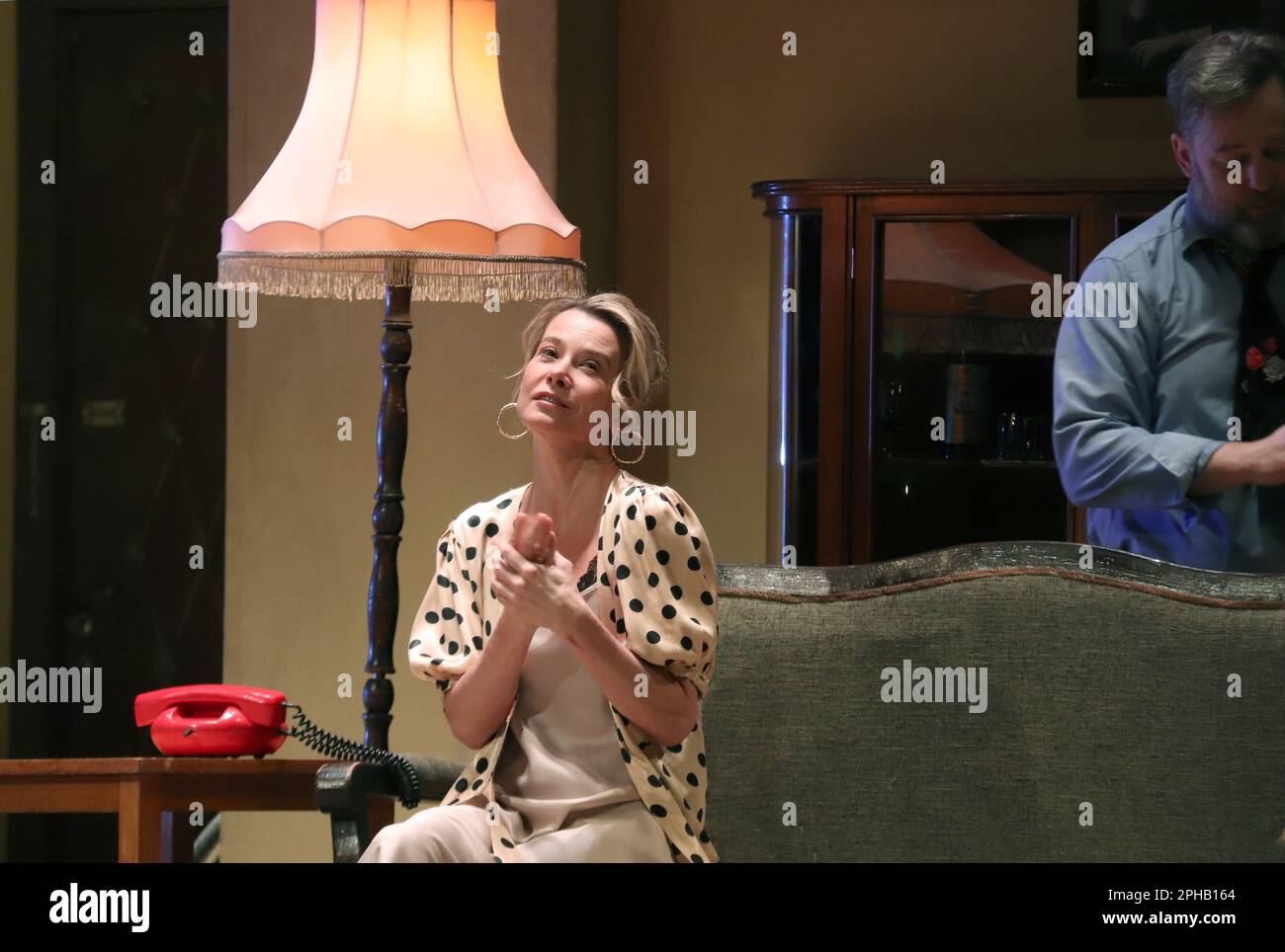 February 25, 2023. - Russia, Moscow. - Mossovet Theatre. 'Married Life. Perestroika.' production ...