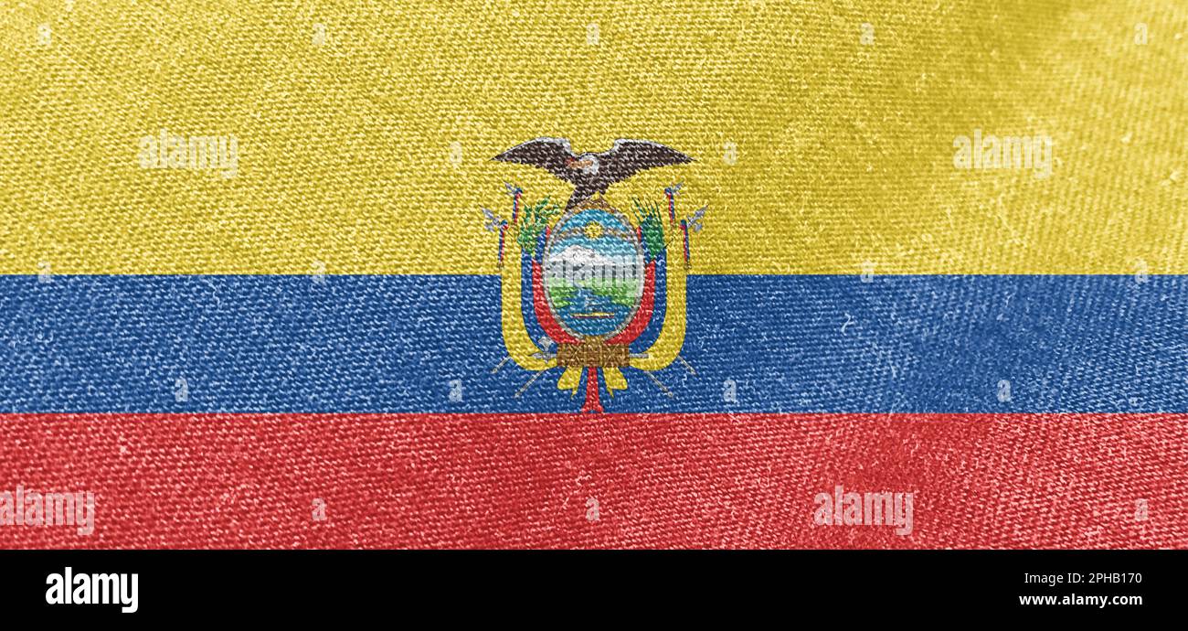 Ecuador fabric flag cotton material wide flags wallpaper colored fabric ...