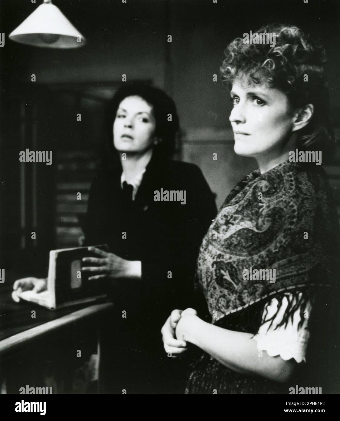 Actresses Elizabeth Trissenaar And Marie Christine Barrault In The actresses-elizabeth-trissenaar-and-marie-christine-barrault-in-the