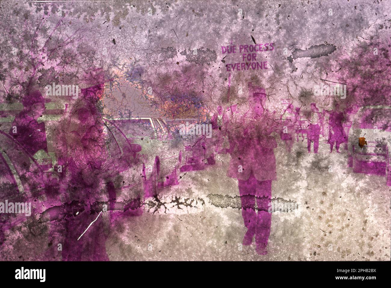© 1993 Demonstrator anti-ATF demonstrator against federal agent raid on ...