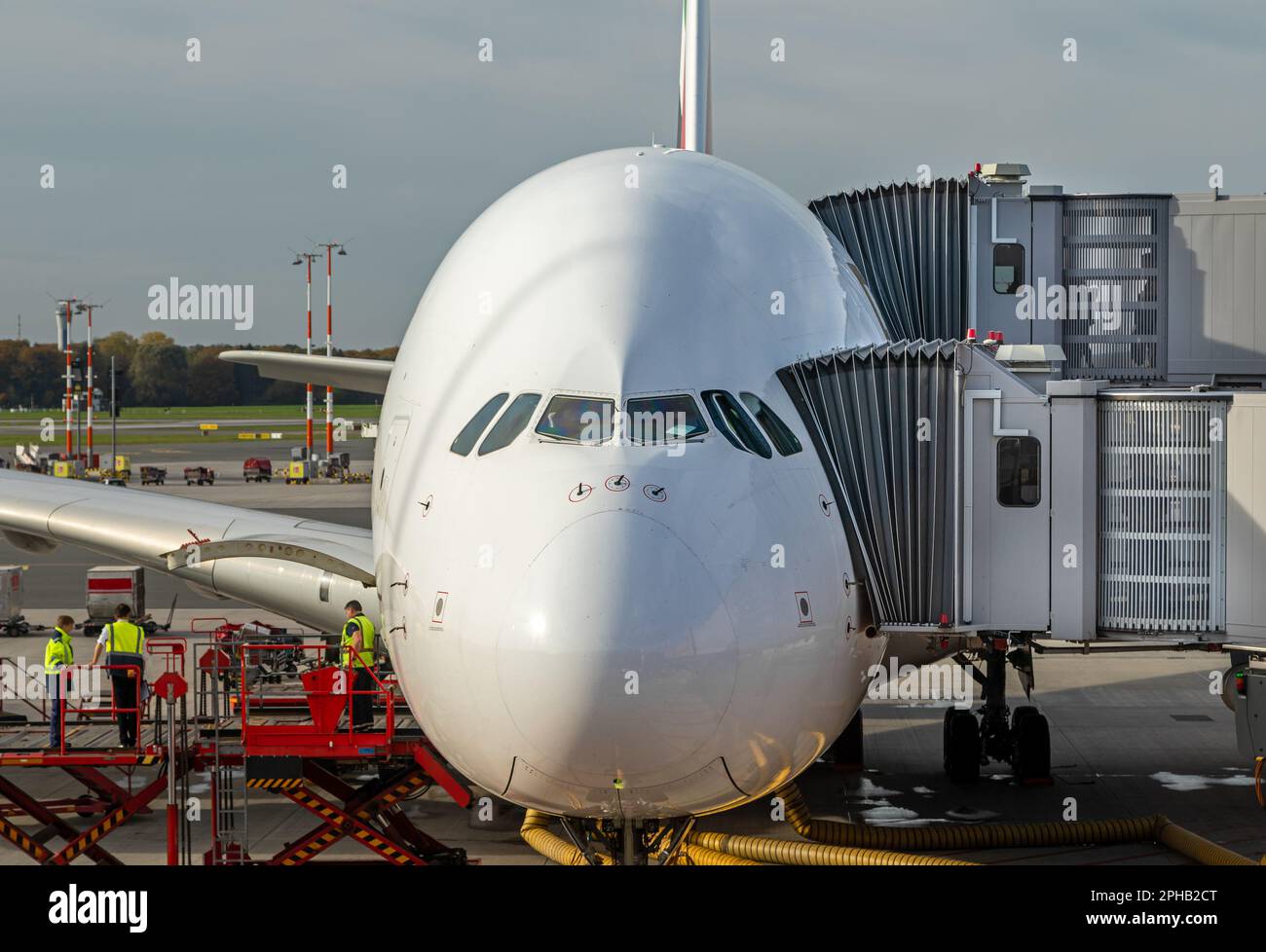 Airplane inspection before departure hi-res stock photography and ...