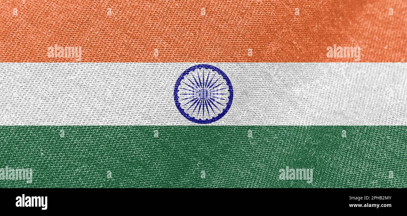 India flag fabric cotton material wide flag wallpaper Stock Photo - Alamy