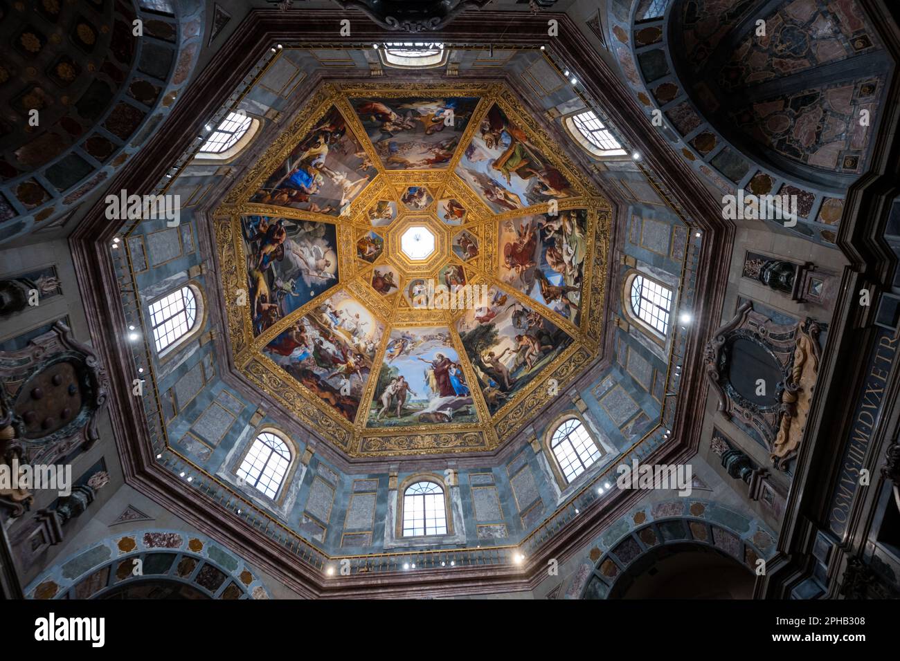 The Medici Chapel - Chapel of the Princes - at San Lorenzo in Florence, Italy Stock Photo - Alamy