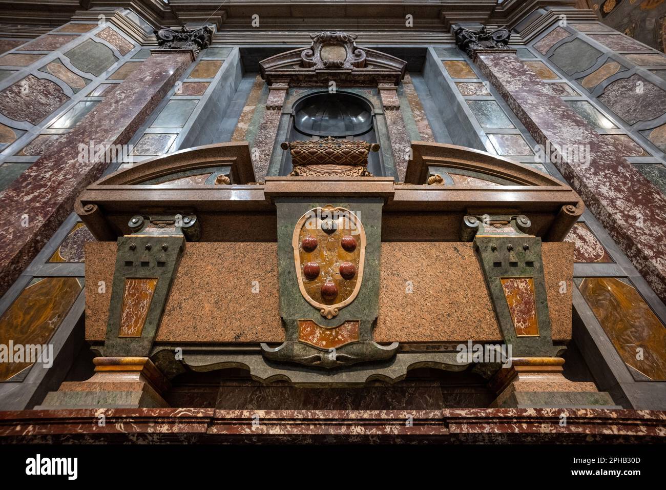 The Medici Chapel - Chapel of the Princes - at San Lorenzo in Florence ...