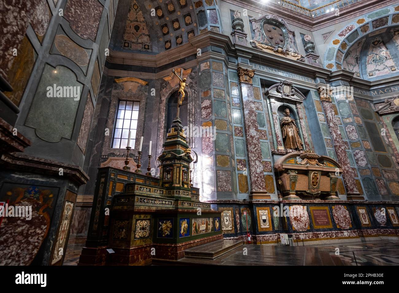 The Medici Chapel - Chapel of the Princes - at San Lorenzo in Florence ...