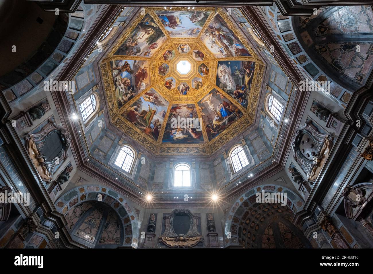 The Medici Chapel - Chapel of the Princes - at San Lorenzo in Florence, Italy Stock Photo - Alamy
