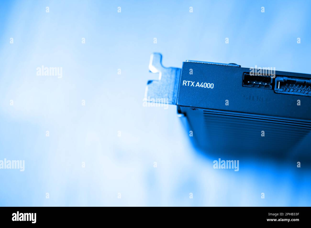 London, United Kingdom - Aug 5, 2022: Close-up of RTX A4000 gpu video ...