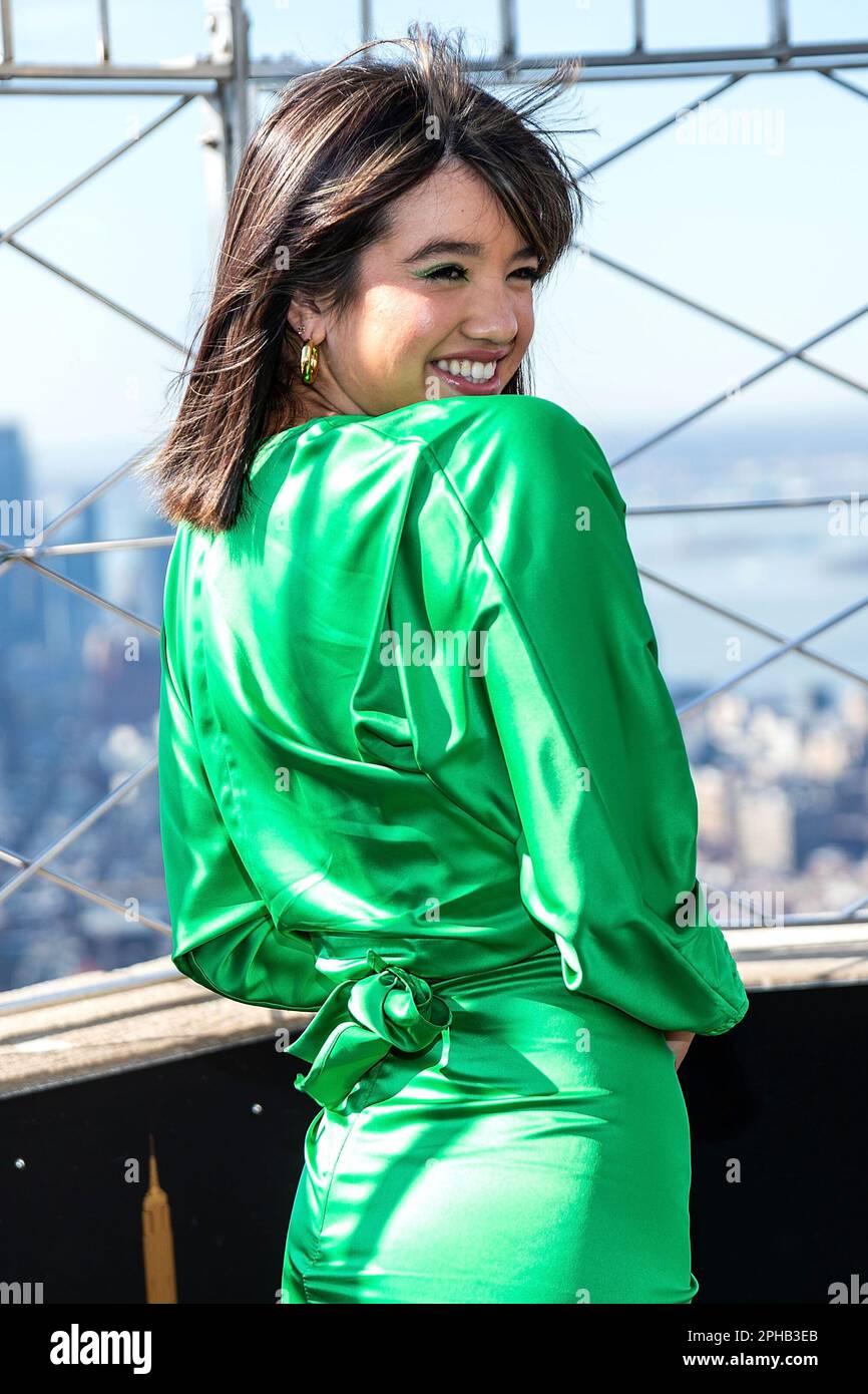 New York, NY, USA. 27 March, 2023. Peyton Elizabeth Lee at the ...