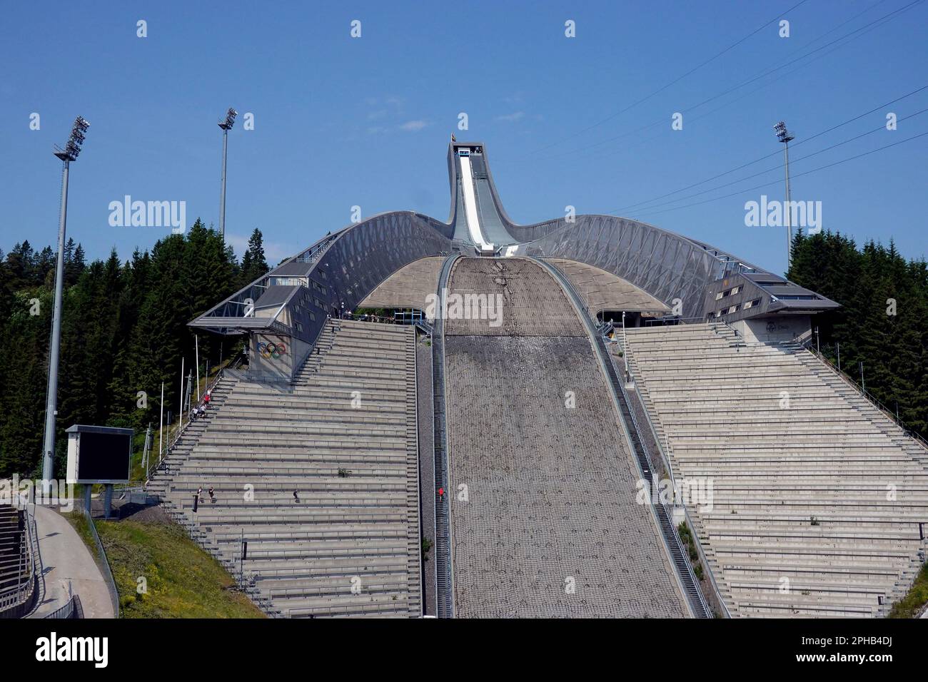 Norway, Oslo, Holmenkollen is a mountain and a neighbourhood in the ...