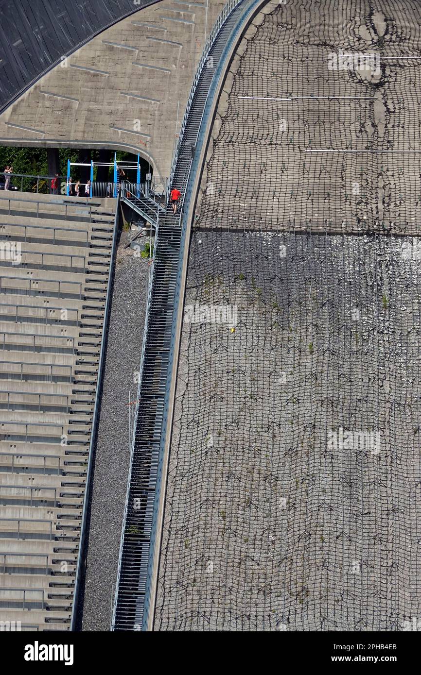 Norway, Oslo, Holmenkollen is a mountain and a neighbourhood in the ...