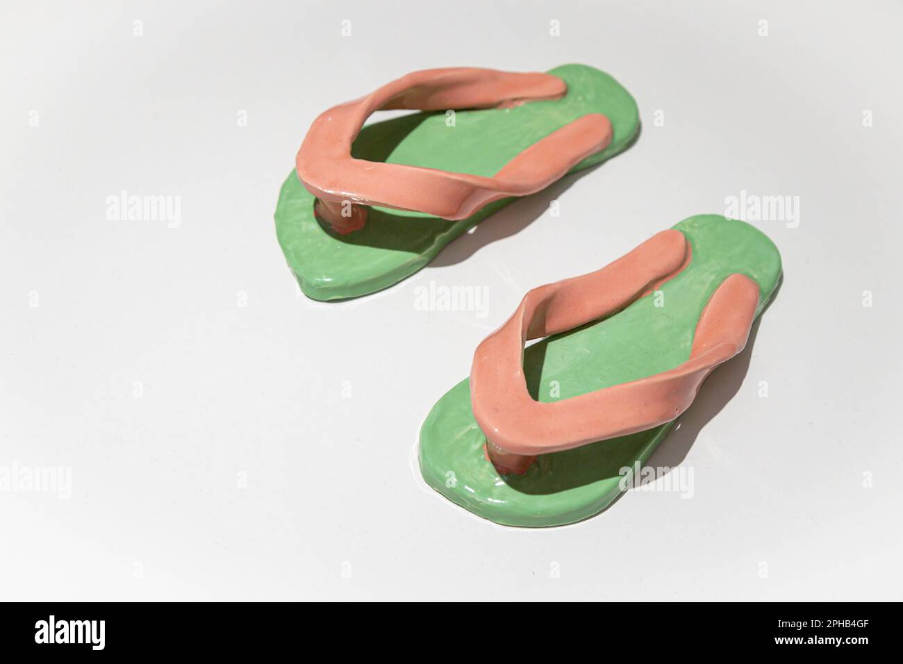 Colorful porcelain slippers Stock Photo - Alamy