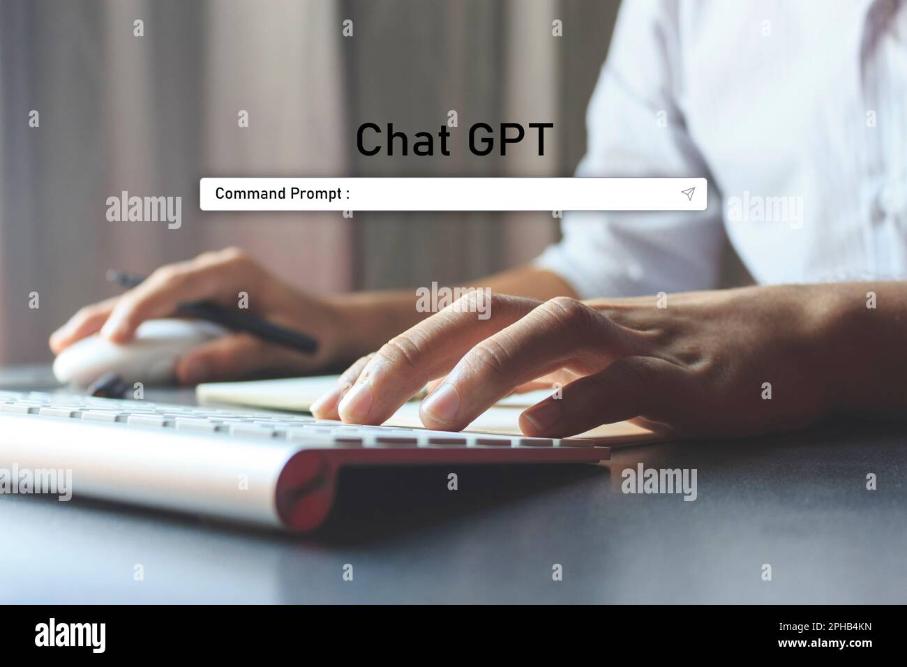 Artificial Intelligence AI, Internet of Things IoT concept. Business ...