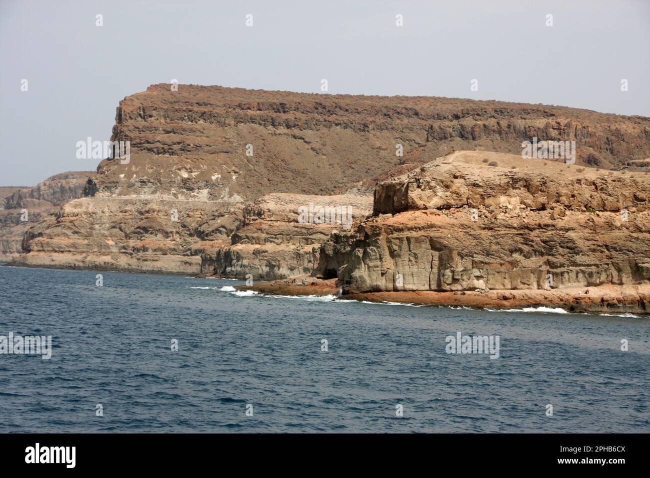 Coastline between Mogan and Puerto Rico Gran Canaria Canary Islands ...