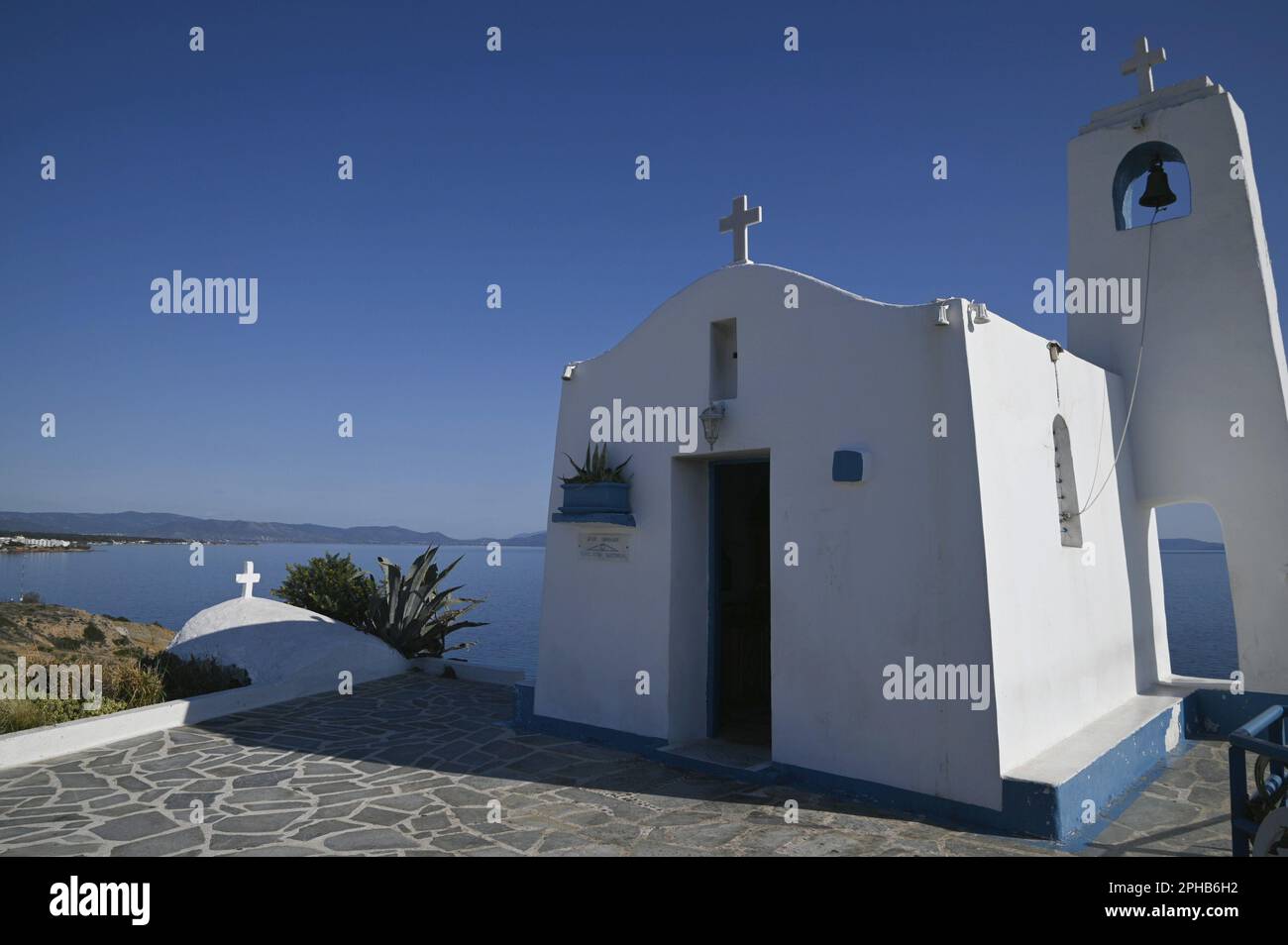 Landscape with scenic exterior view of Aghios Nikolaos a picturesque ...