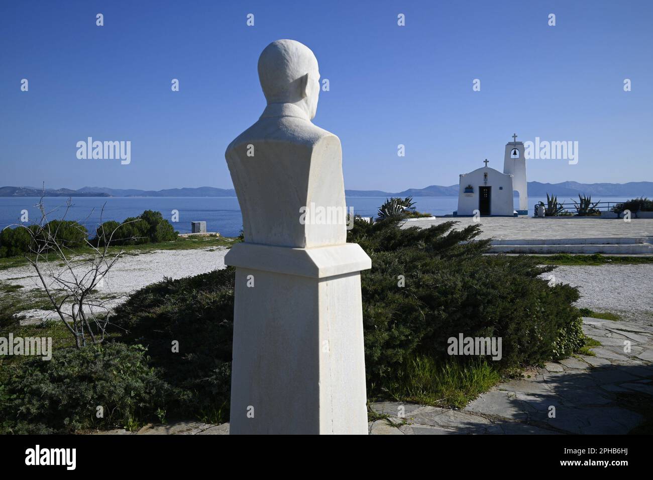 Landscape with scenic exterior view of Aghios Nikolaos a picturesque ...