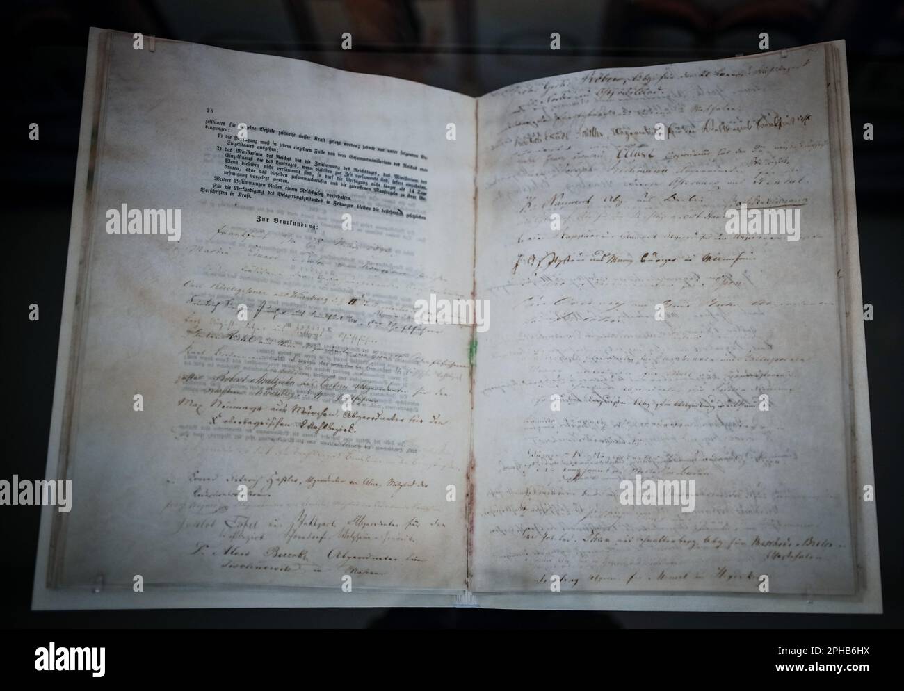 Berlin, Germany. 27th Mar, 2023. The fragile and valuable original ...