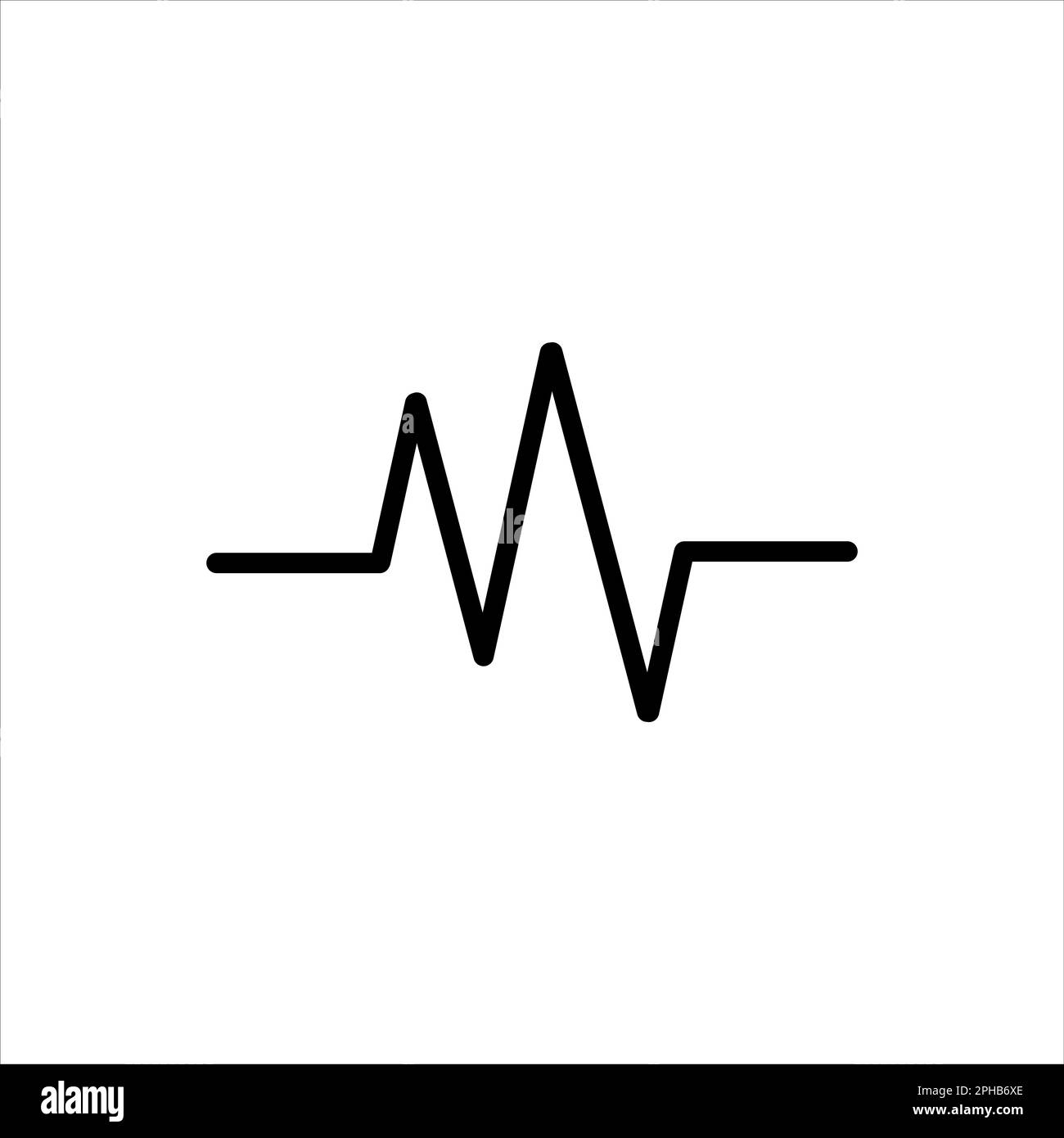 Sound wave icon vector. Audio equalizer illustration sign. audio symbol ...