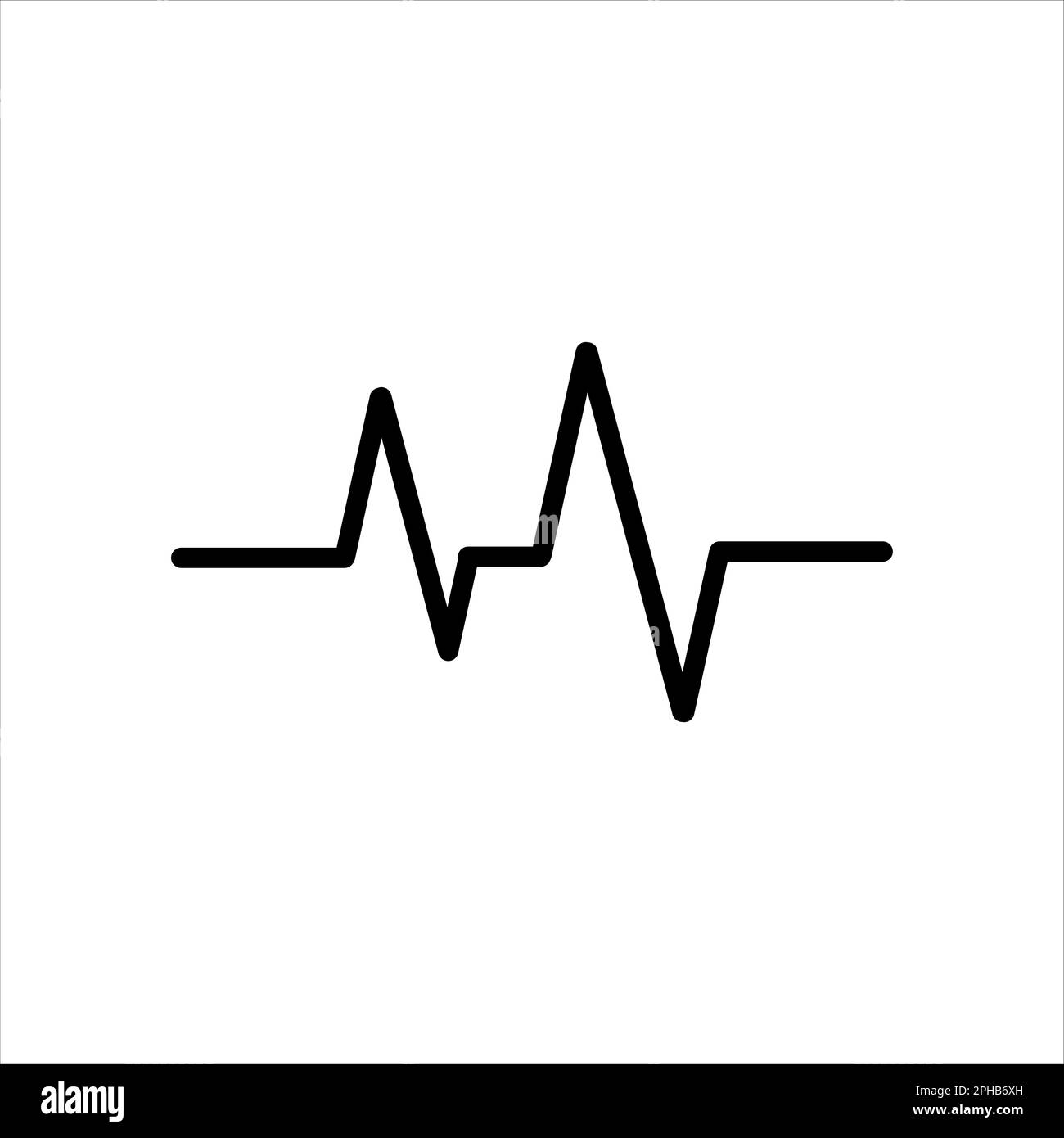 Sound wave icon vector. Audio equalizer illustration sign. audio symbol ...