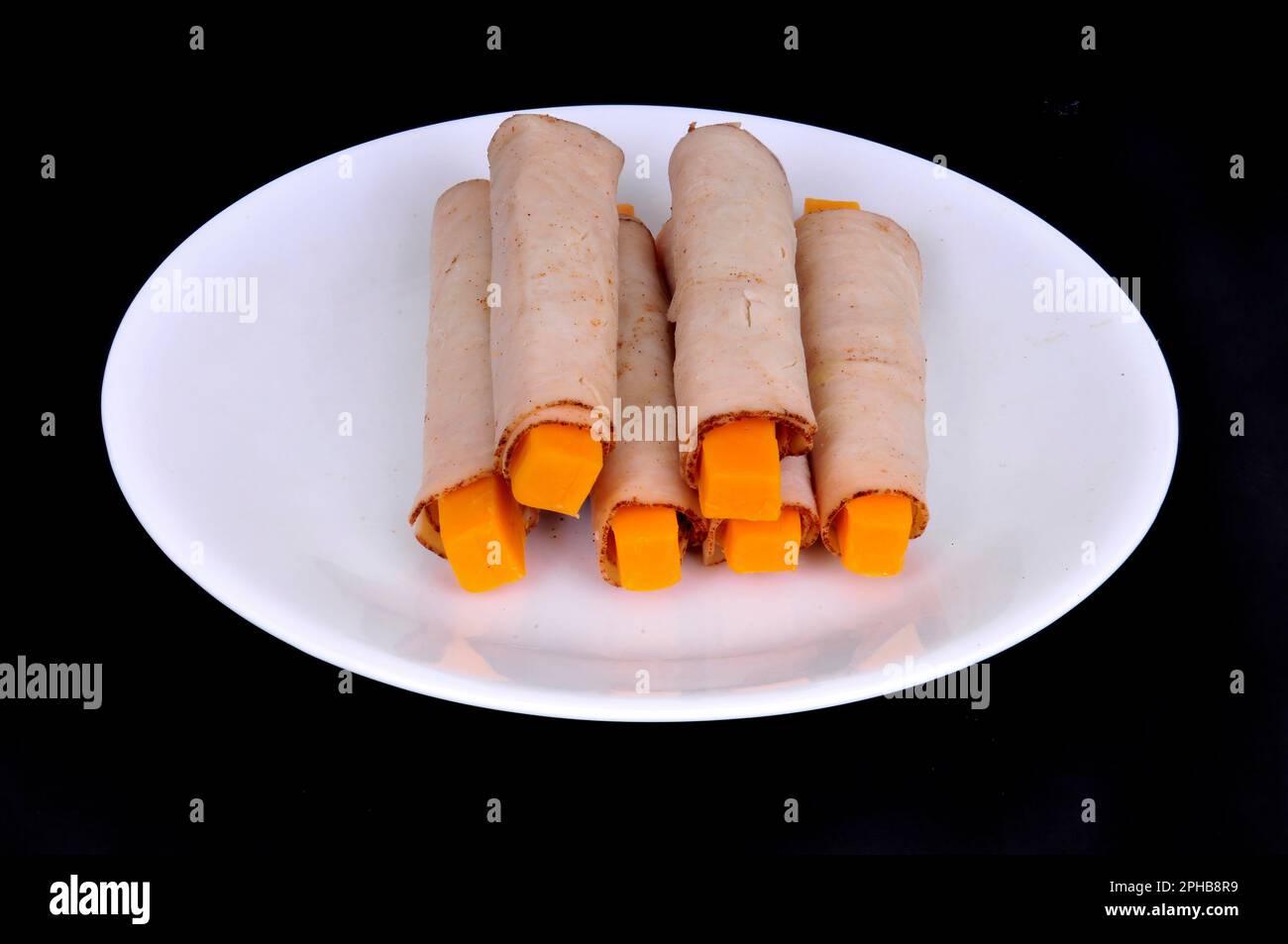Black chicken rolls hi-res stock photography and images - Alamy