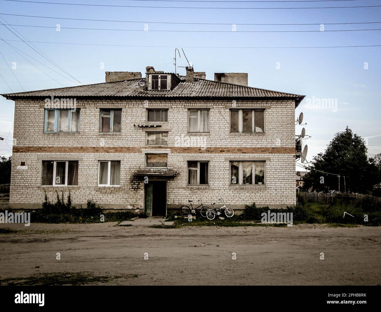 Solovetsky islands buildings Stock Photo - Alamy