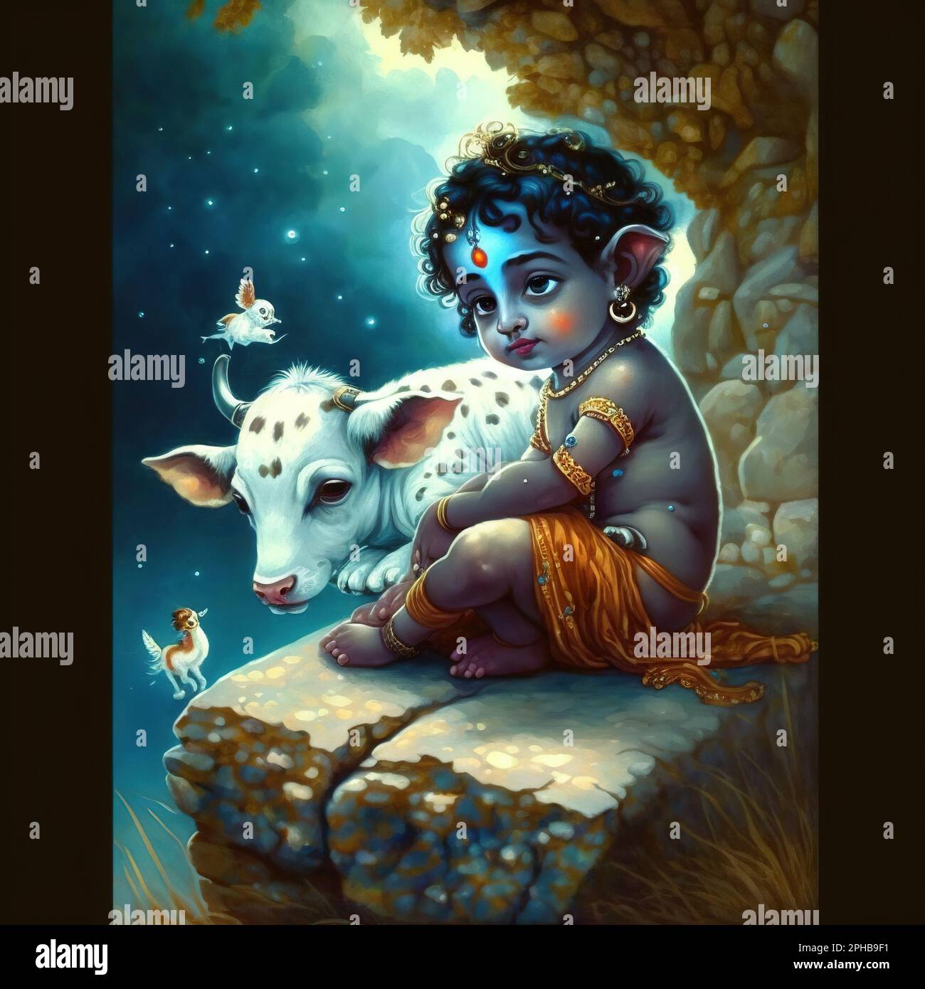 Cute krishnas hi-res stock photography and images - Alamy
