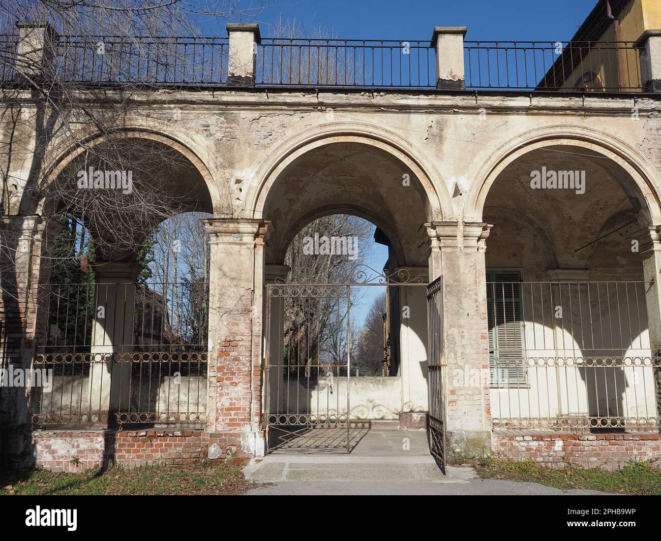 La Certosa former monastery and mental hospital in Collegno, Italy ...