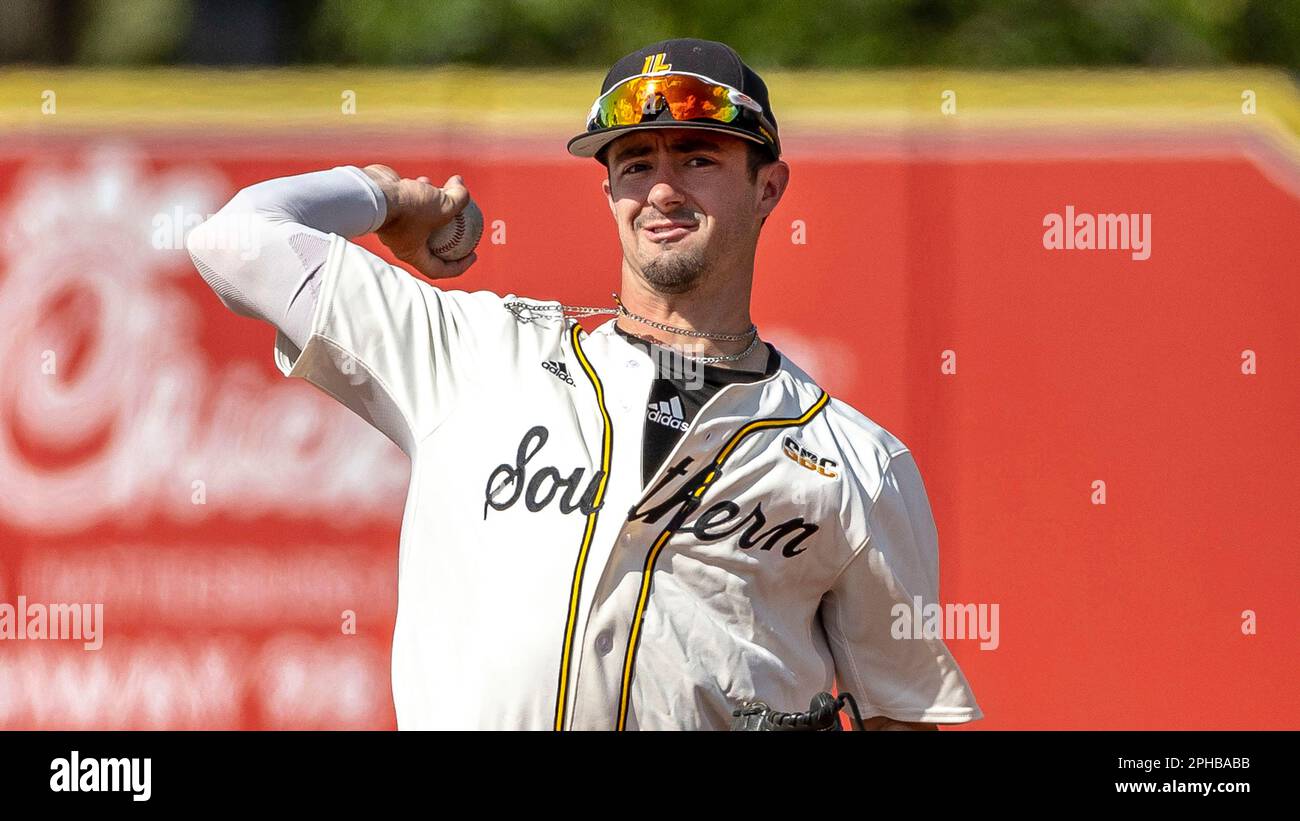 Southern Mississippi infielder/pitcher Dustin Dickerson (10) during an ...