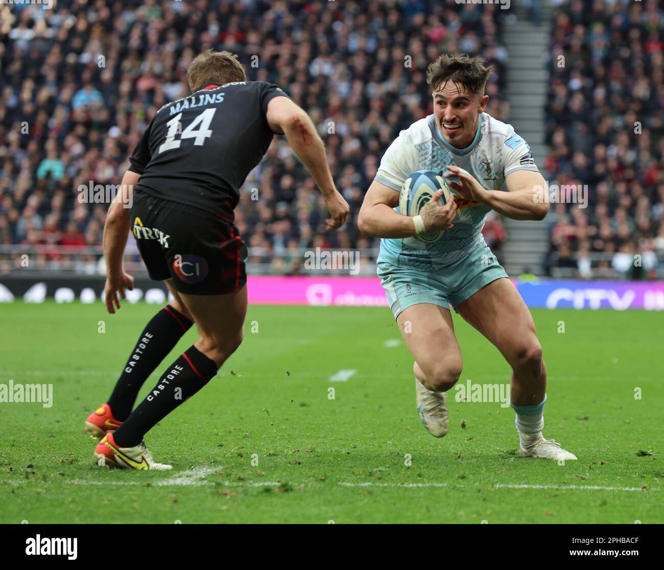 Nick David of Harlequins during the Gallagher Premiership Rugby rugby ...