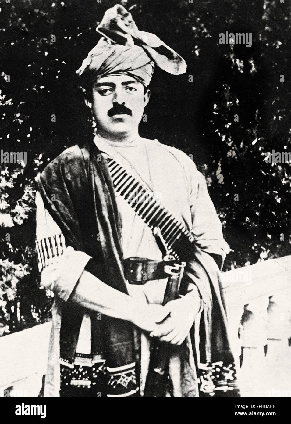 The image is of King Amanullah Khan in tribal dress who was the King of Afghanistan from June ...