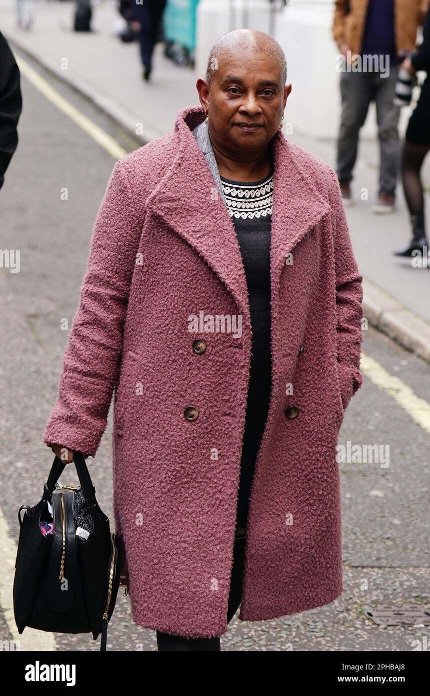 Baroness Doreen Lawrence leaves the Royal Courts Of Justice, central ...