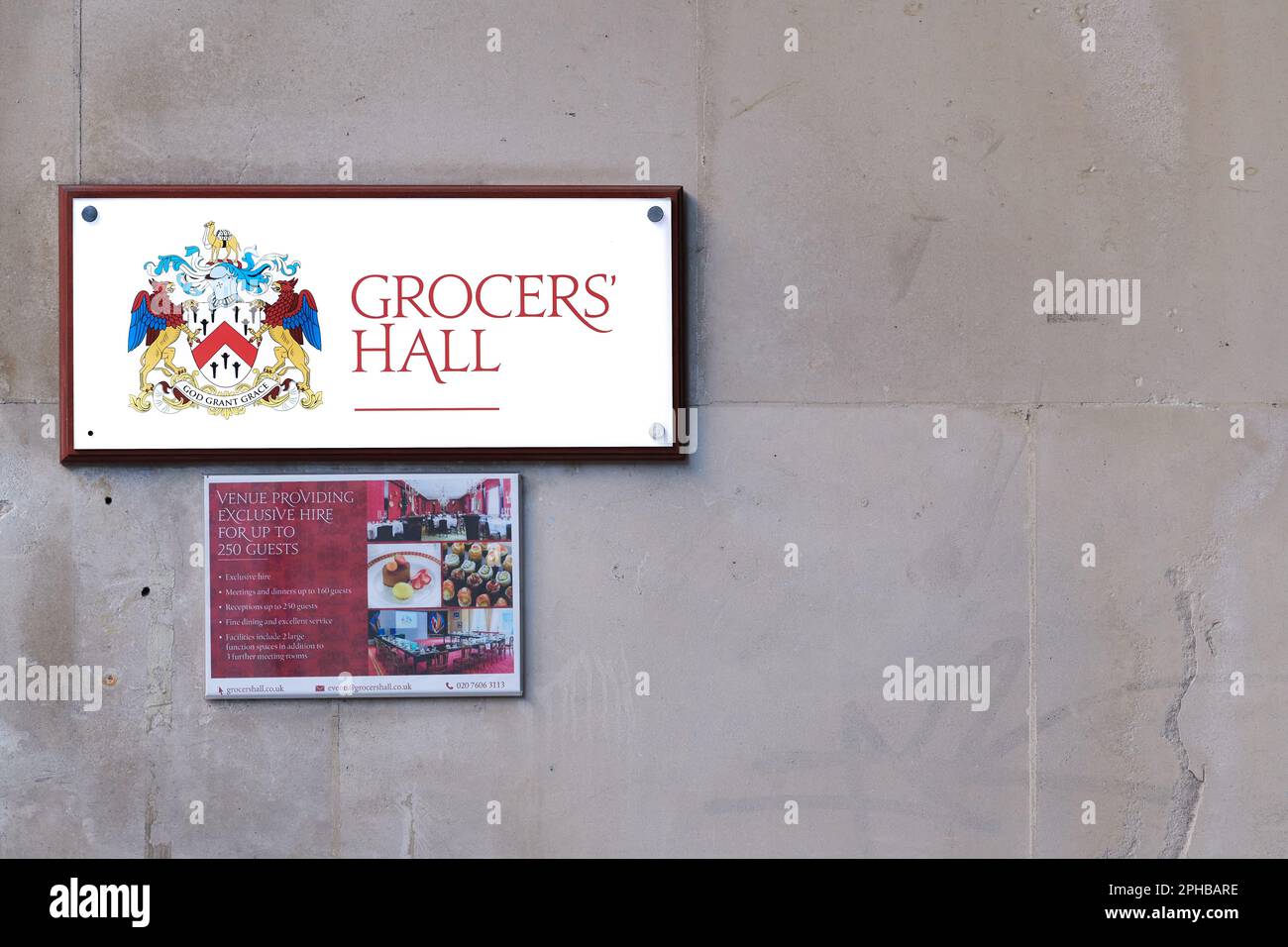 Grocer's Hall, Prince's Streeet, London, England Stock Photo - Alamy