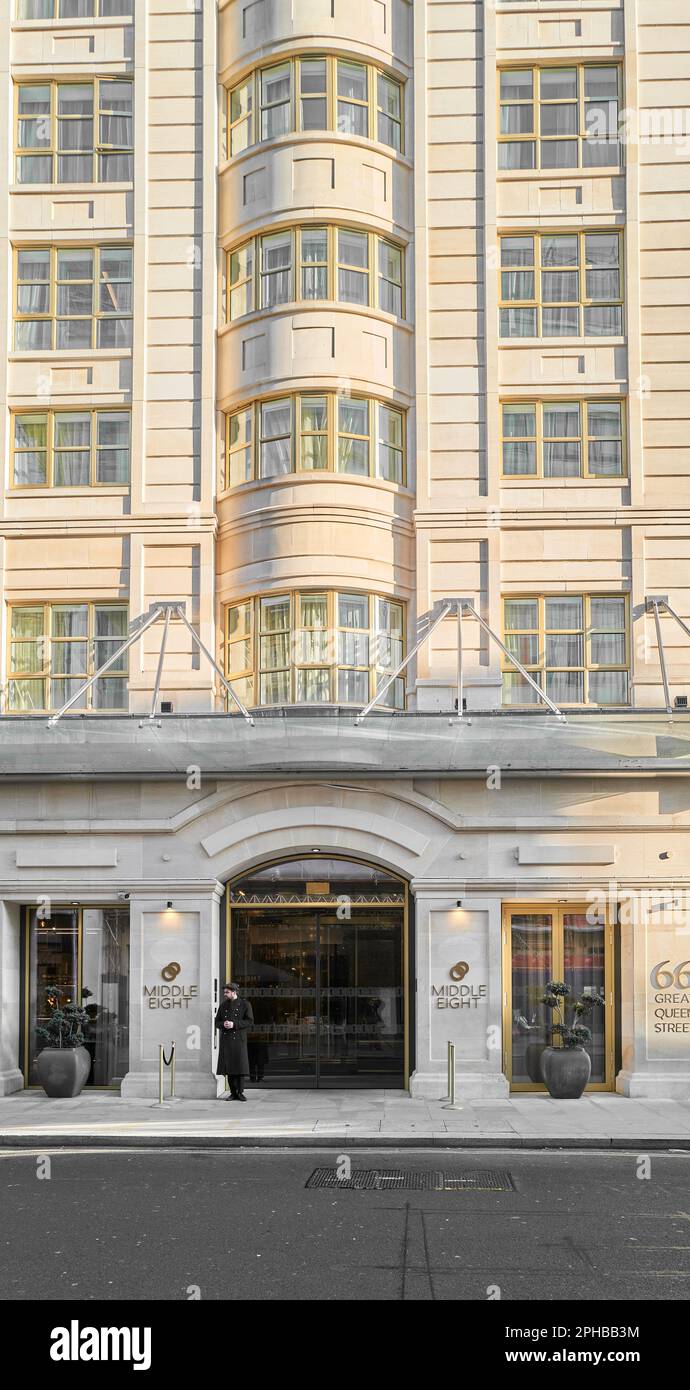 Middle Eight hotel, Great Queen Street, London, England Stock Photo - Alamy
