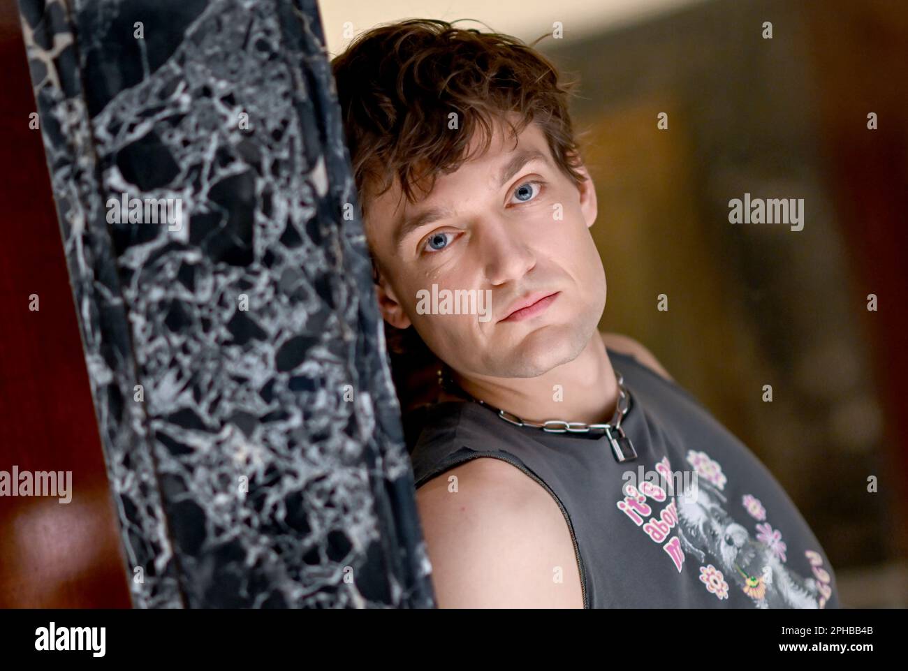 Berlin, Germany. 27th Mar, 2023. Lucas Englander, actor from Austria ...