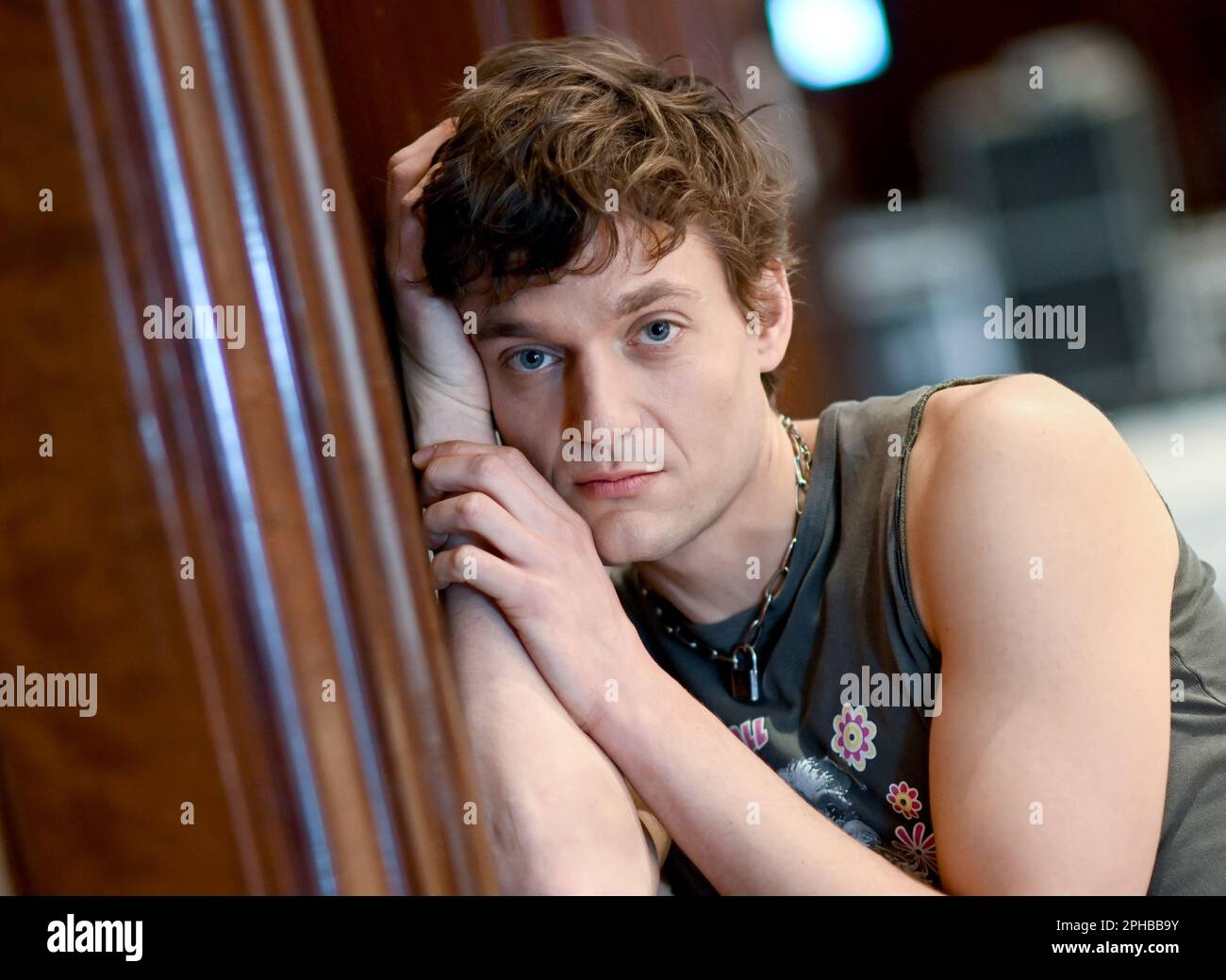 Berlin, Germany. 27th Mar, 2023. Lucas Englander, actor from Austria ...
