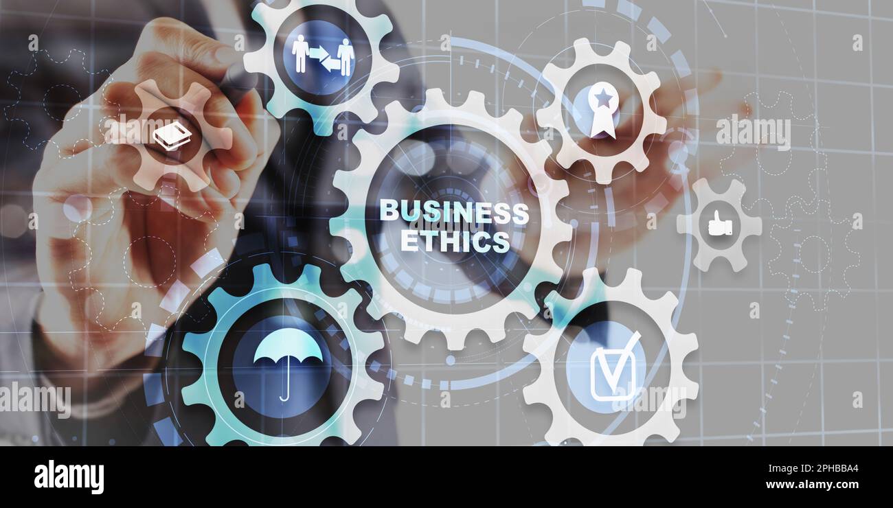 Business Ethics Honesty Integrity Concept. Universal background for ...