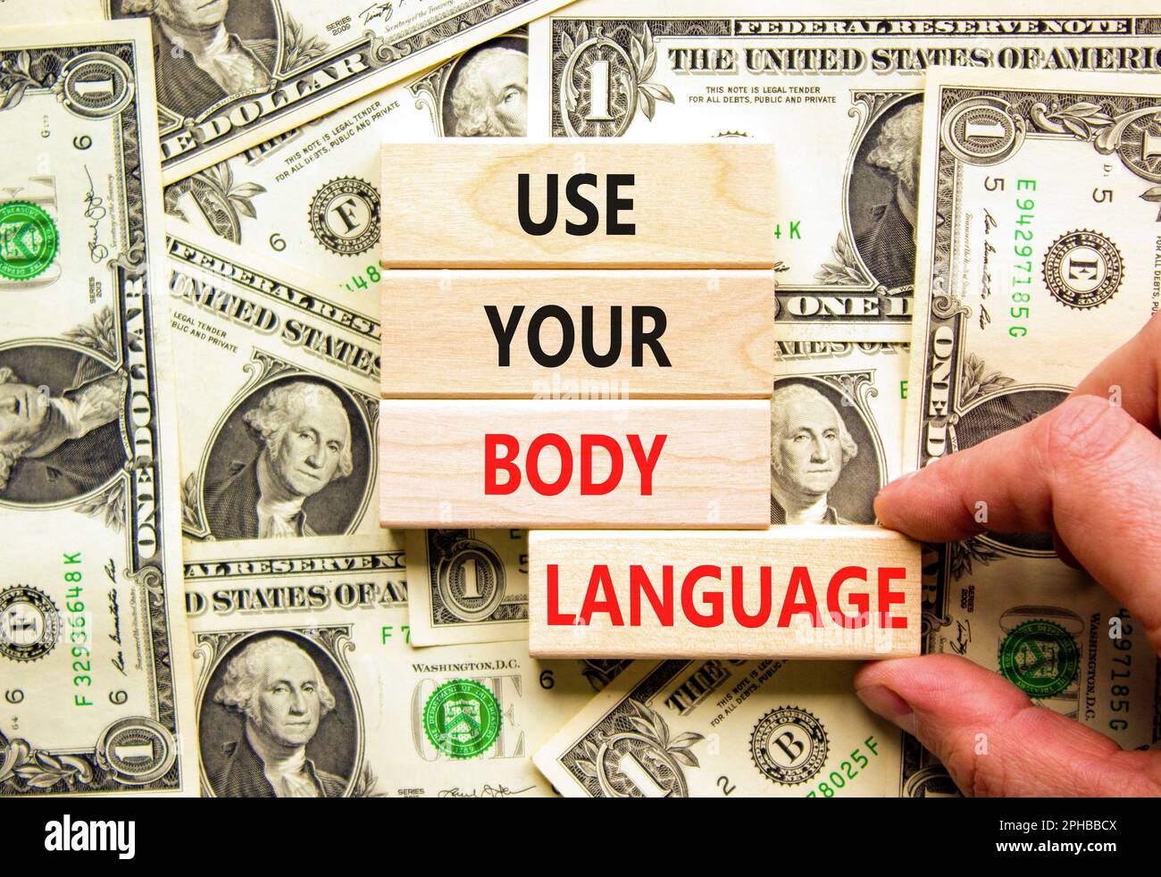 Use your body language symbol. Concept words Use your body language on ...