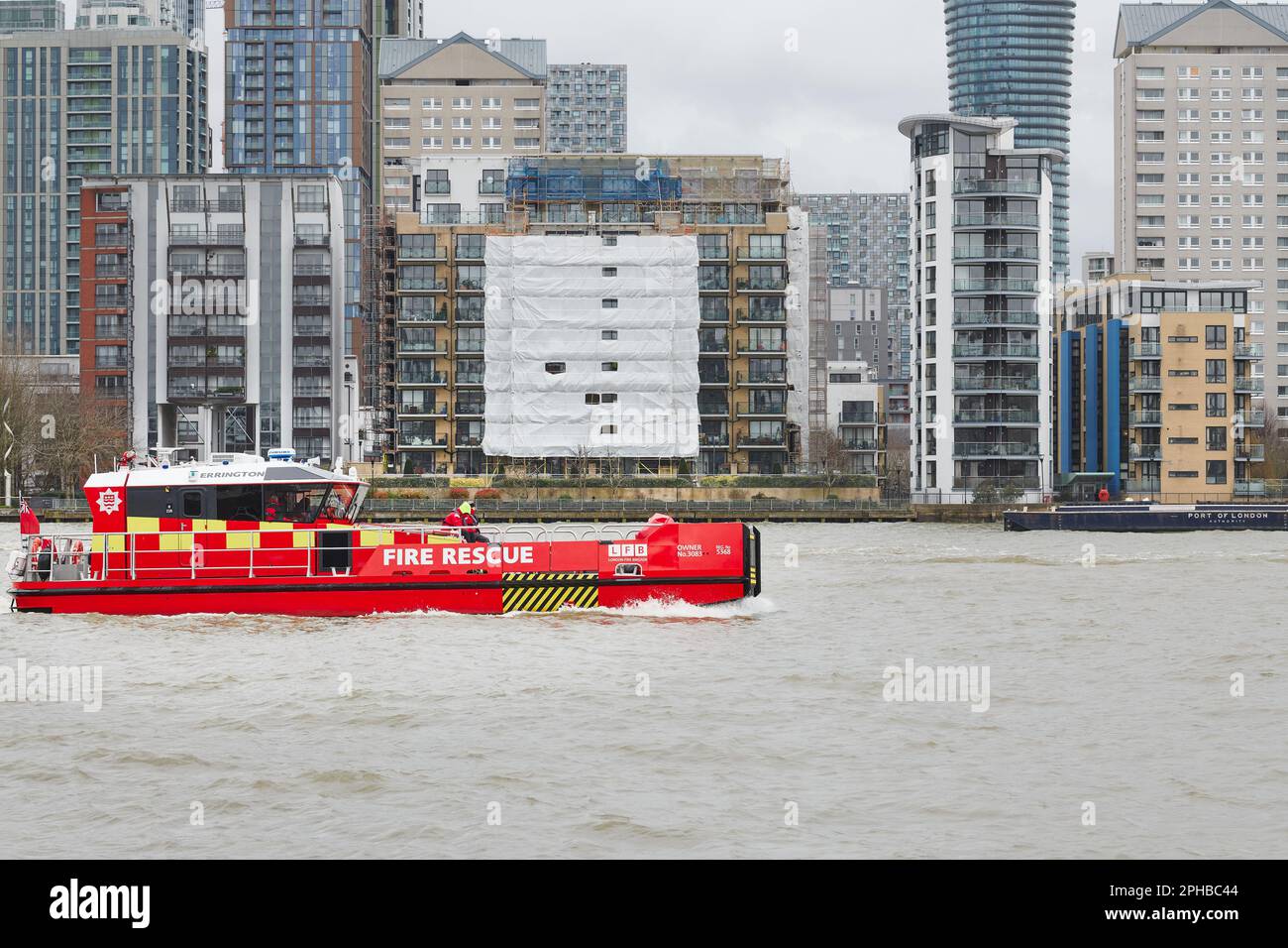 Fire tender boat hi-res stock photography and images - Alamy