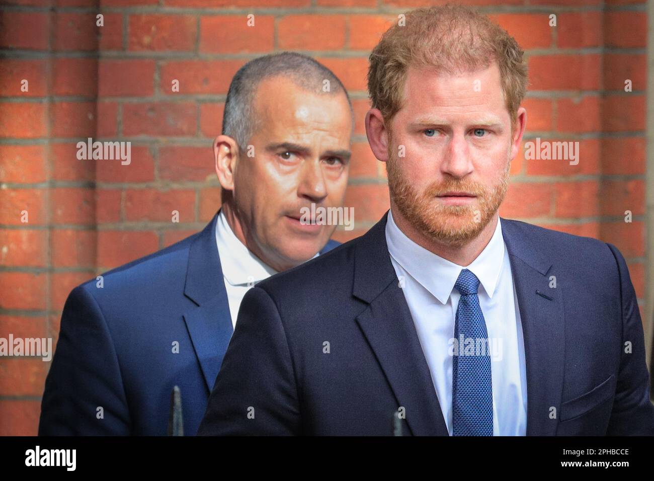 London Uk 27th Mar 2023 Prince Harry The Duke Of Sussex Leaves