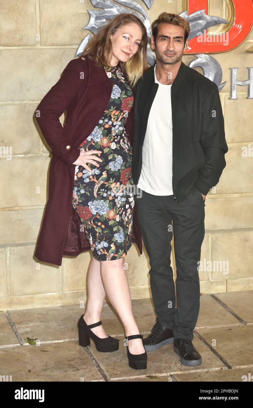 London, U.K. 23 March 2023. Emily V Gordon & Kumail Nanjiani at the UK ...