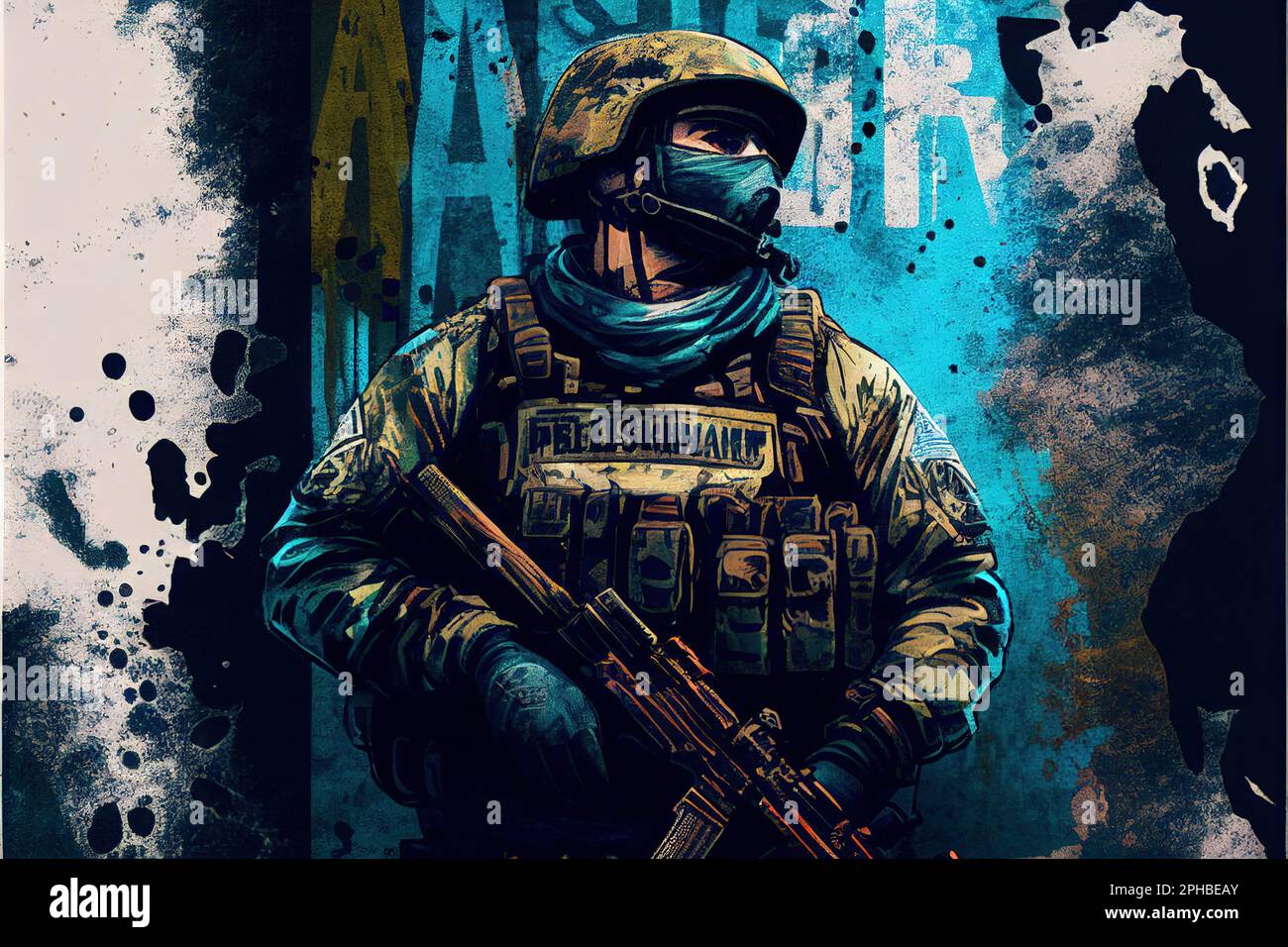 Soldier images paintings Stock Photo - Alamy