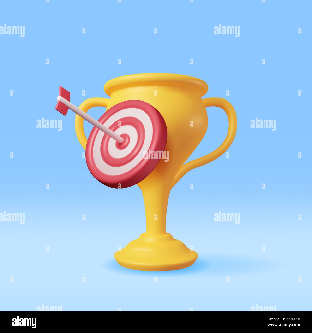 3d golden target Stock Vector Images - Alamy