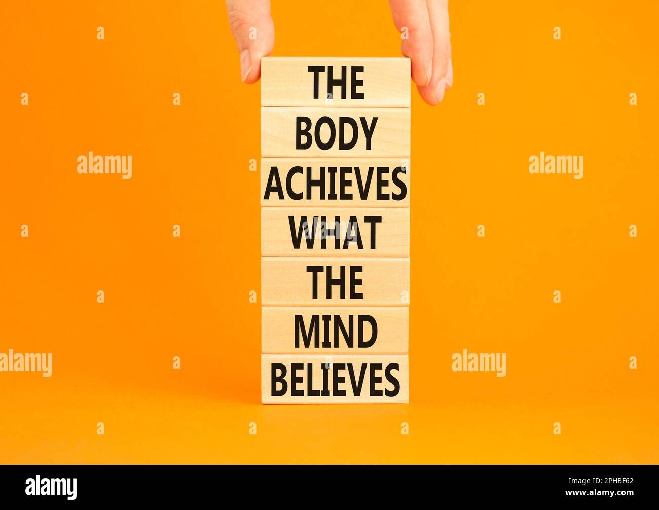 Mind and body symbol. Concept words The body achieves what the mind ...