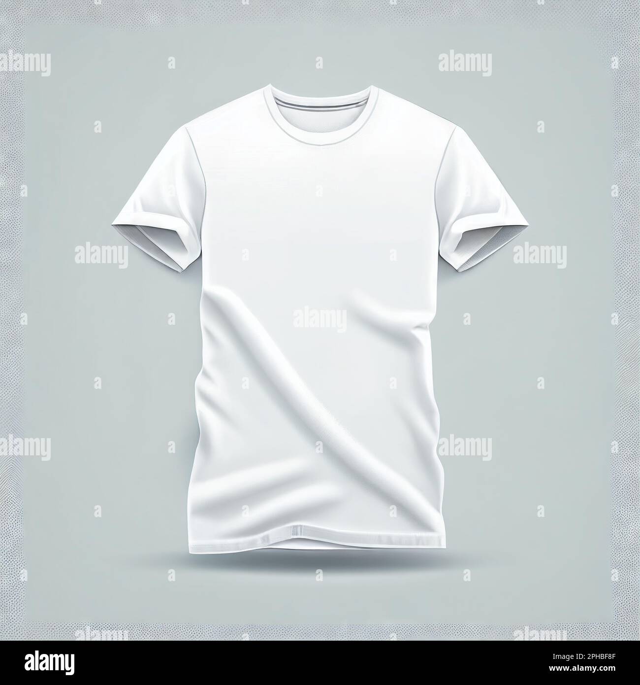 t shirt mockup on white background Stock Photo - Alamy