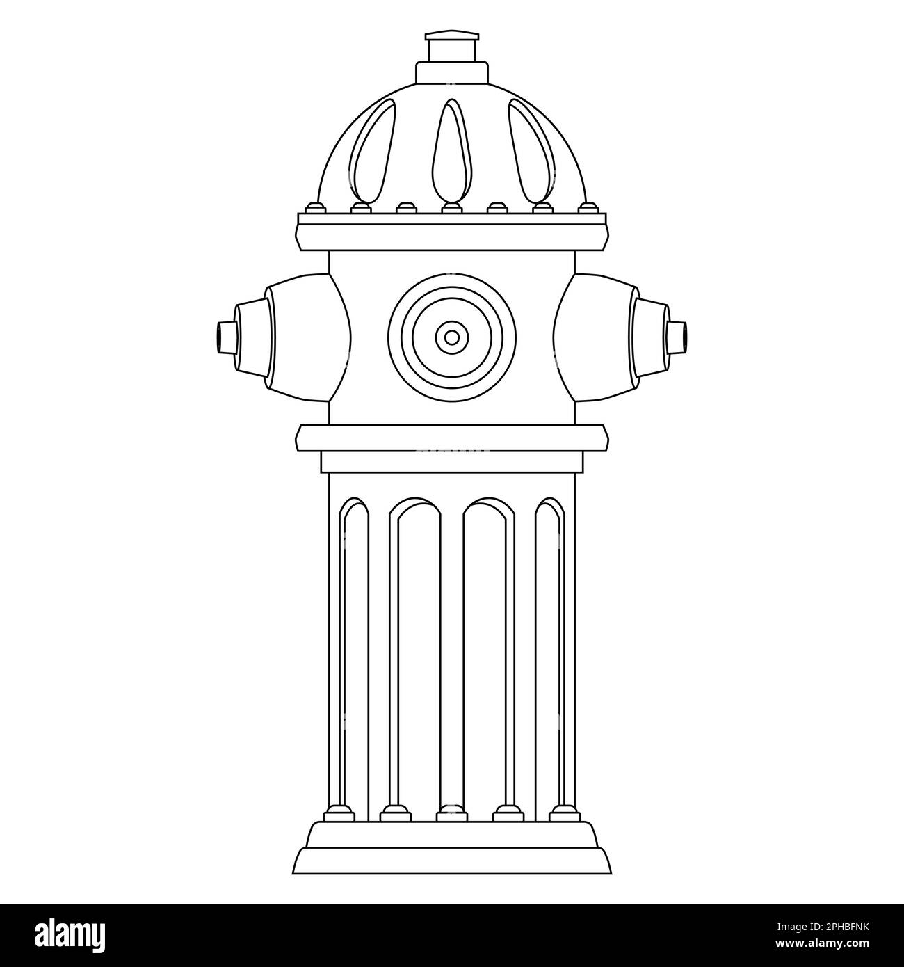 Fire hydrant valve Black and White Stock Photos & Images - Alamy