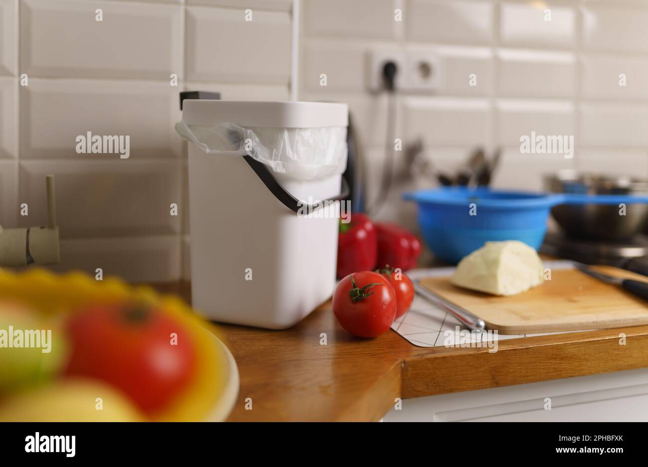 Food waste recycling counter container hi-res stock photography and ...