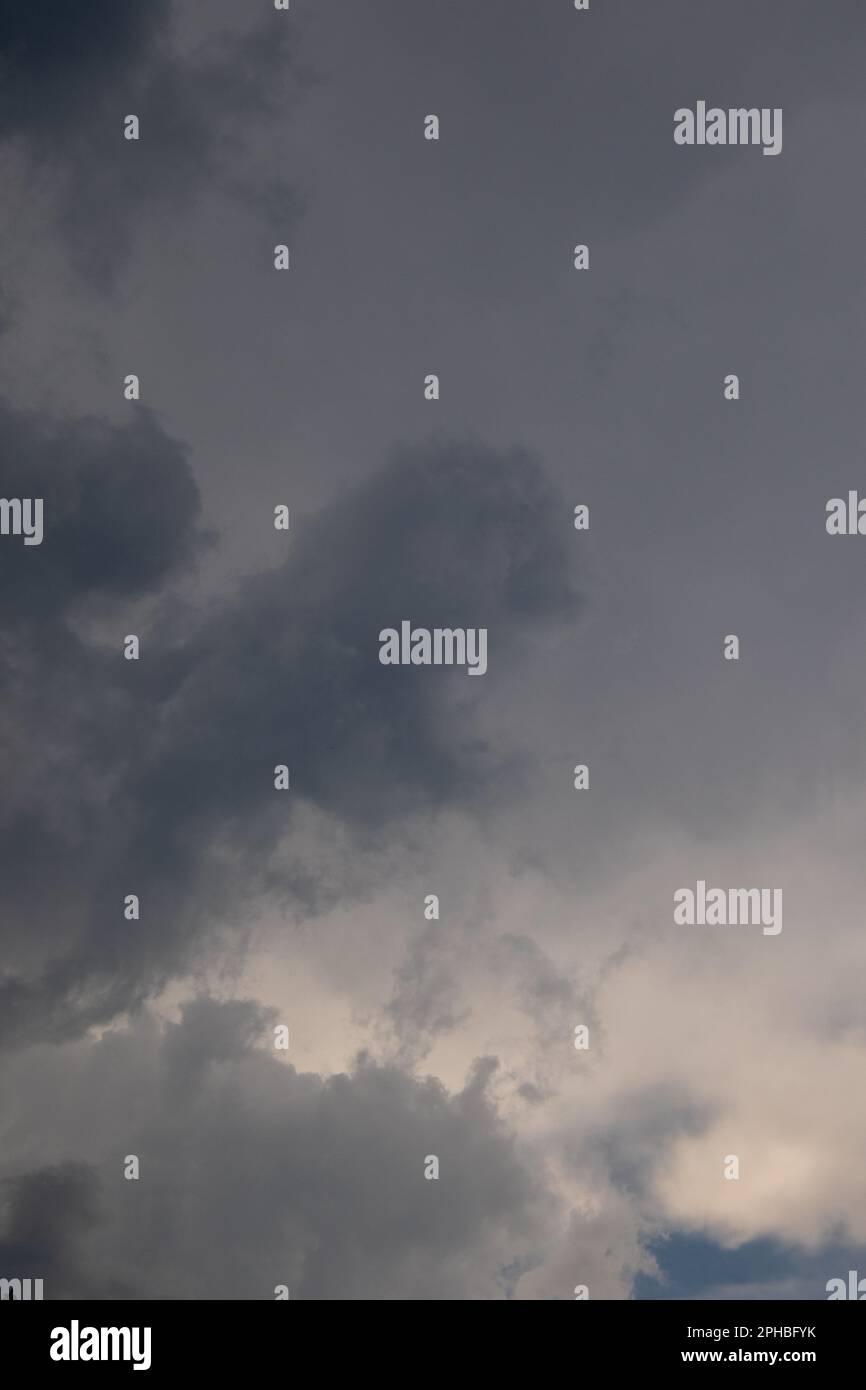 Late summer thunderstorm buildup over Gauteng in South Africa Stock ...