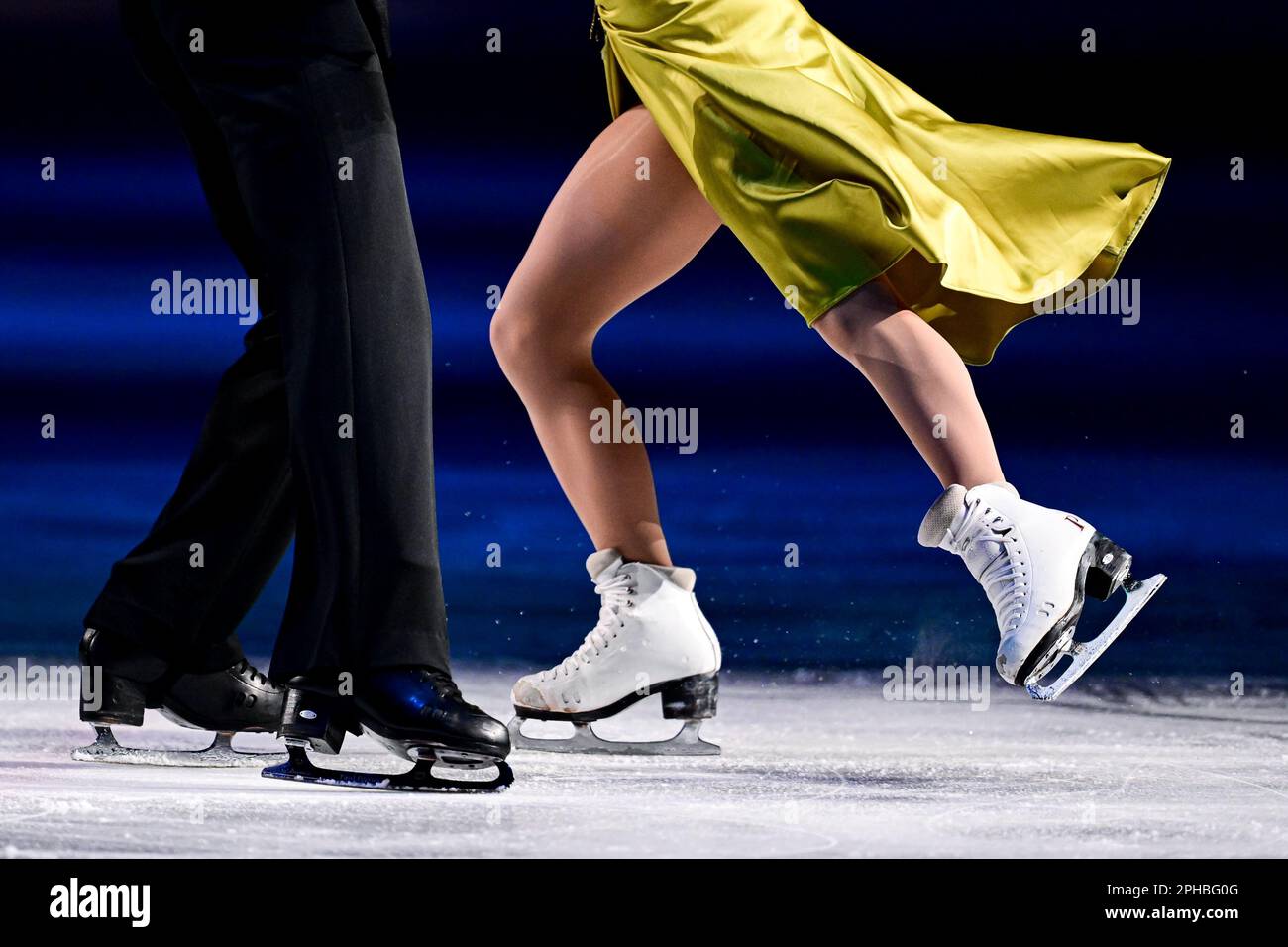 Piper GILLES & Paul POIRIER (CAN), during the Exhibition Gala, at the ...