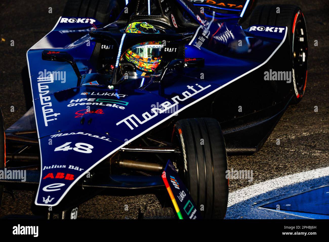 Sao Paulo, Brazil. 25th Mar, 2023. Edoardo Mortara, Maserati MSG Racing ...