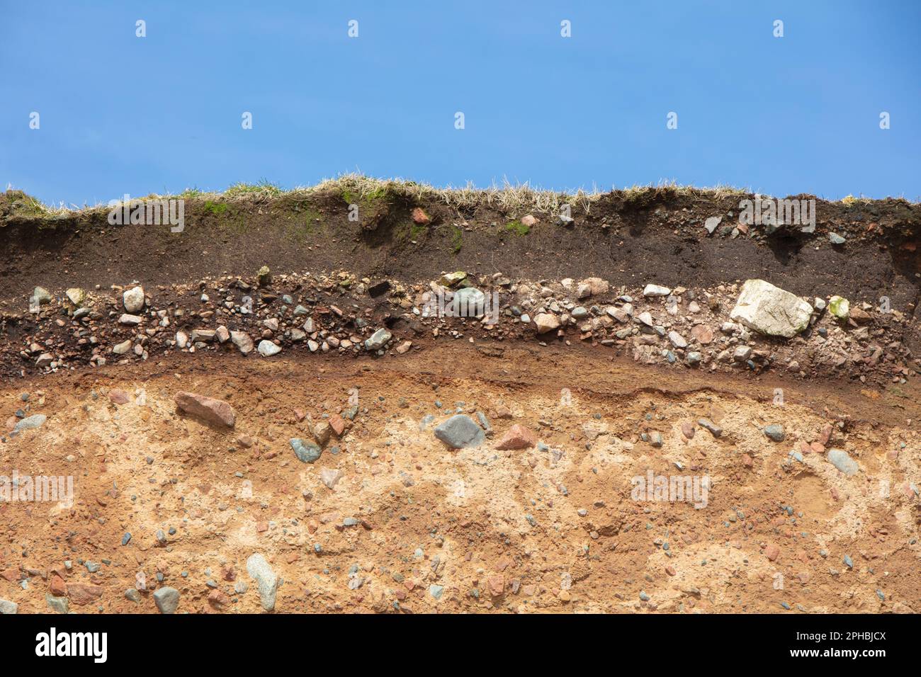The granite cliffs of Da Neap in the east contrast with the basalt and ...