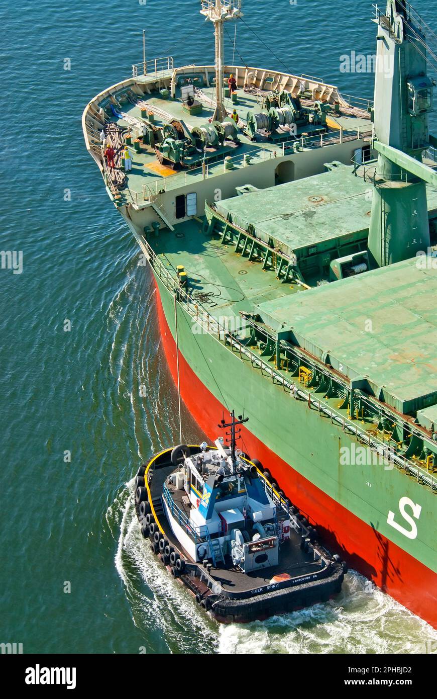 Cargo ship tugboat moving in hi-res stock photography and images - Alamy